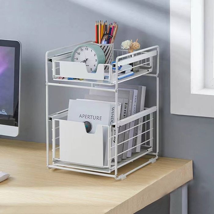 Viviendo Pantry Kitchen Organiser Sauce Rack Spice Storage with sliding ...