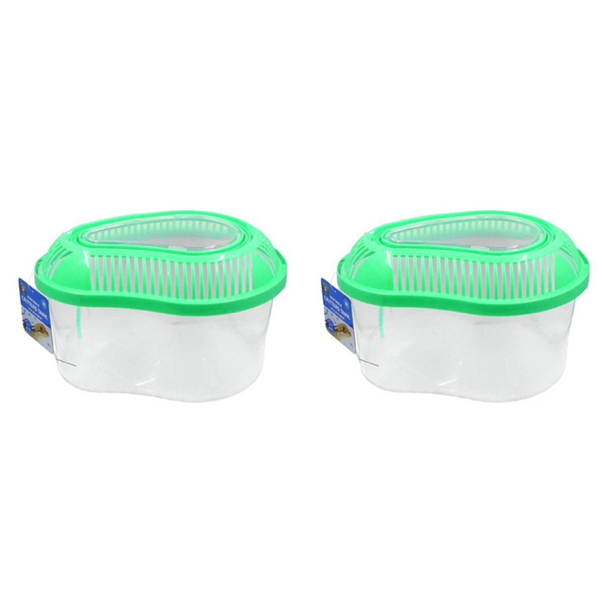 2PK Dudley's World Of Pets Reptile/Critter Tank Mediumium Assorted ...