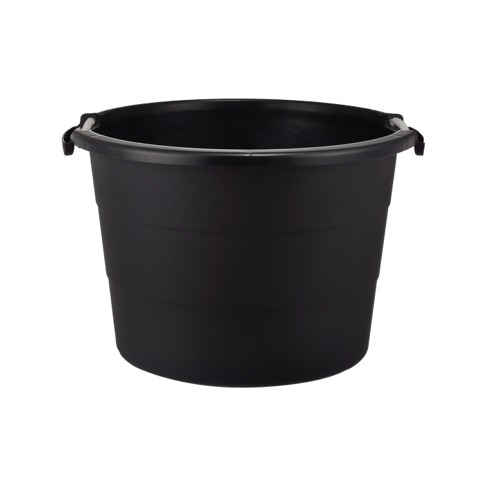 All Set 65L Black Recycled Rope Bucket - Bunnings Australia