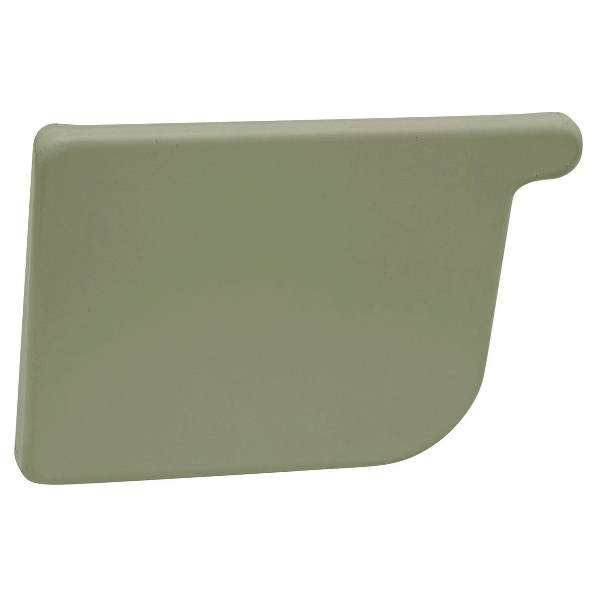 COLORBOND 115mm LH Quad Gutter Stop End - Jasper - Bunnings Australia