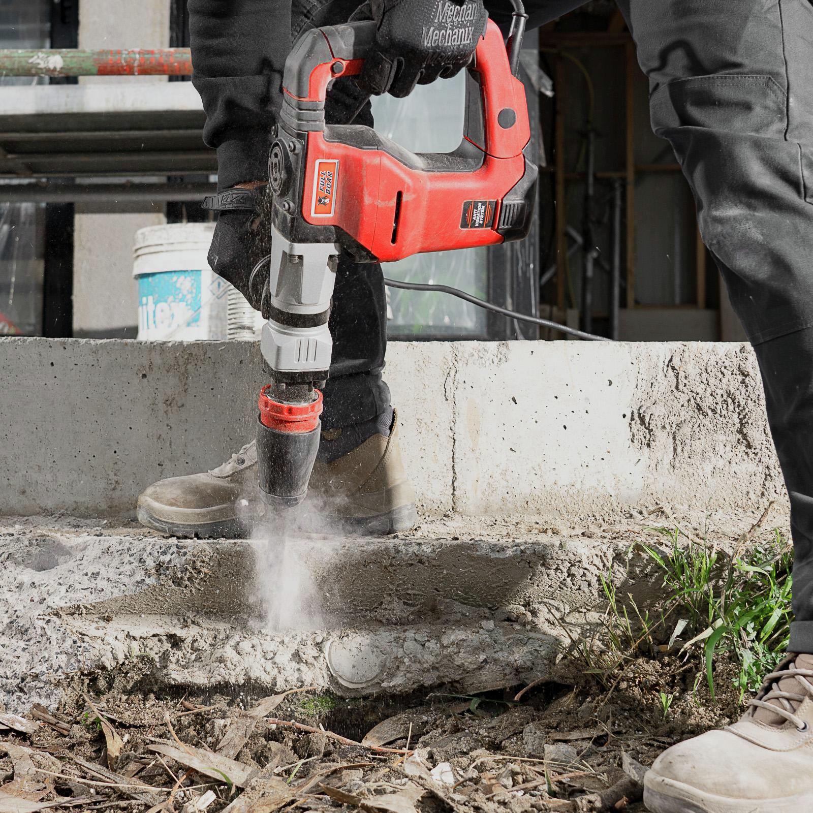 Full Boar 1050W 7kg 12J SDS Max Demolition Hammer Kit Bunnings New Zealand