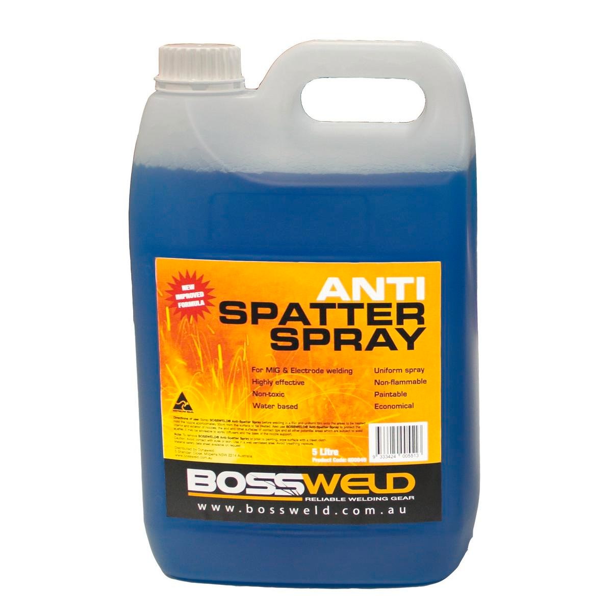 Bossweld 5L Water Based Anti Spatter Spray - Bunnings Australia