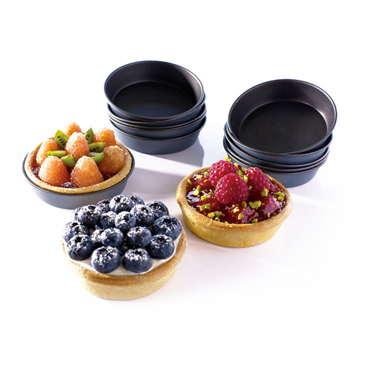 Matfer Bourgeat Exopan Flan Mould 60mm Non-Stick (Pack of 25 ...