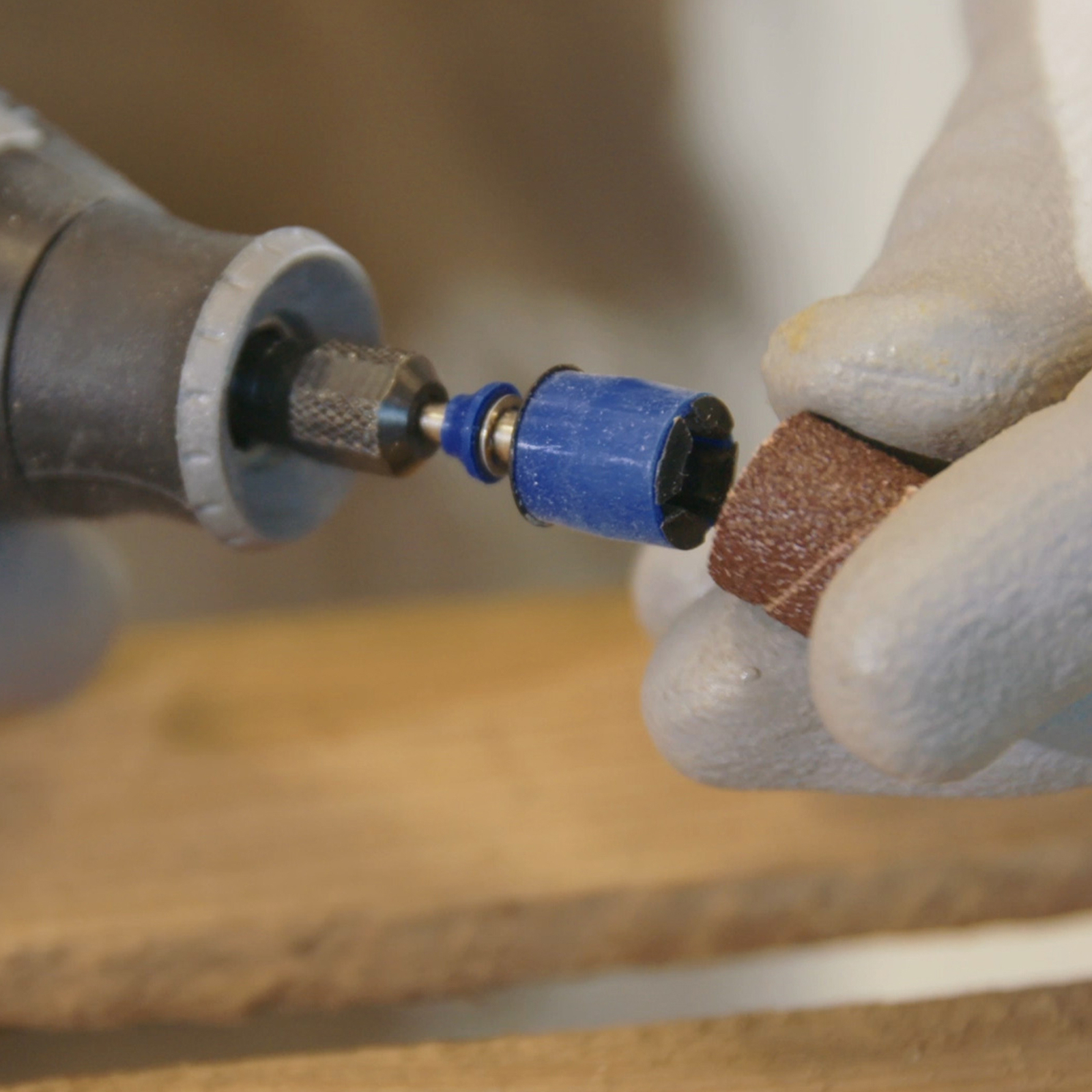 Dremel EZ Lock Sanding Drum Mandrel With 60 Grit Sanding Band Bunnings Australia