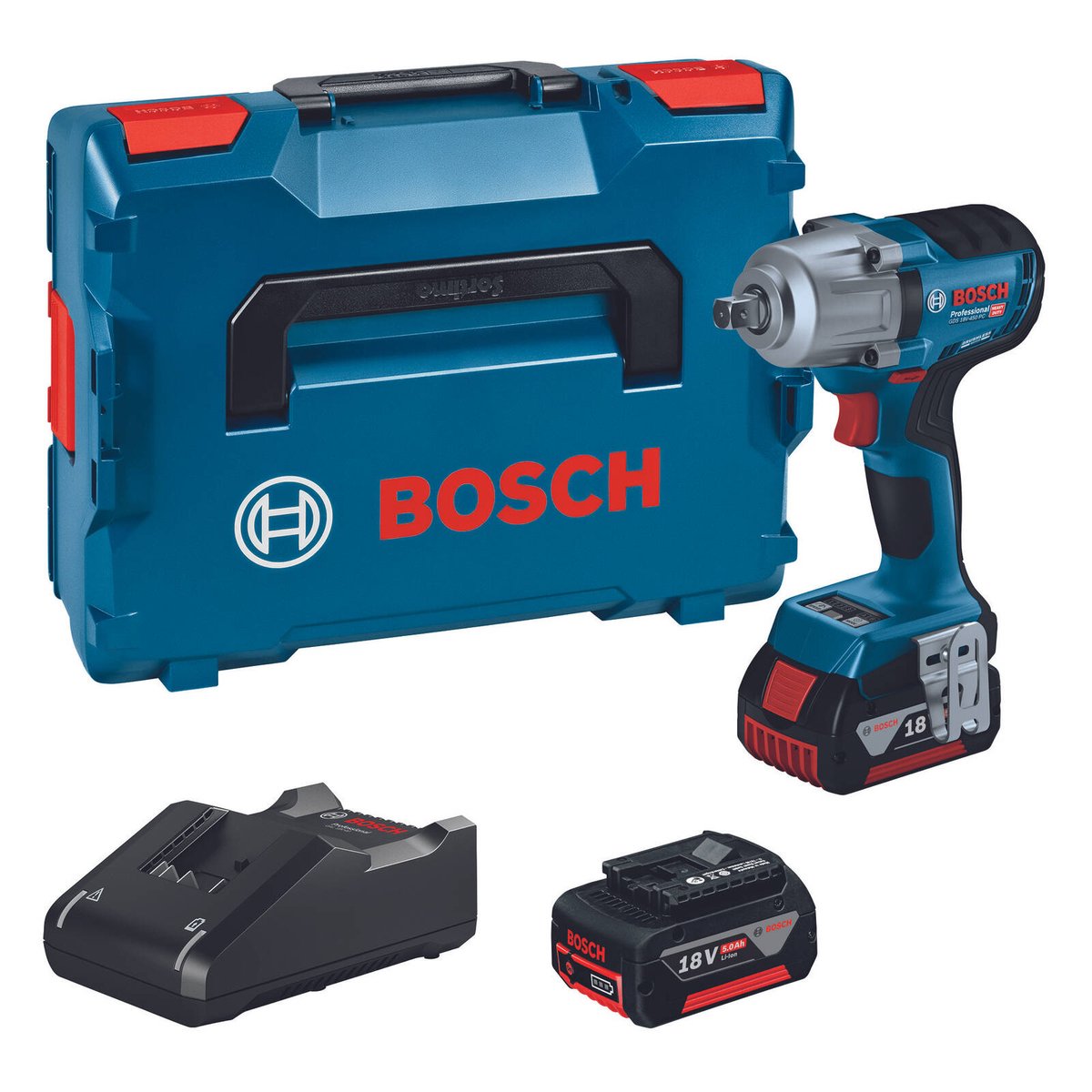Bosch 18V Professional Impact Wrench Kit-06019K4141 - Bunnings New Zealand