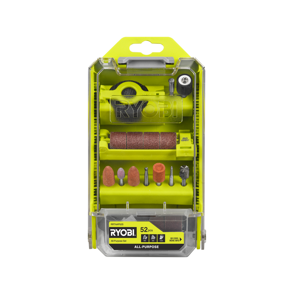 Ryobi 52-Piece All Purpose Set - Bunnings Australia