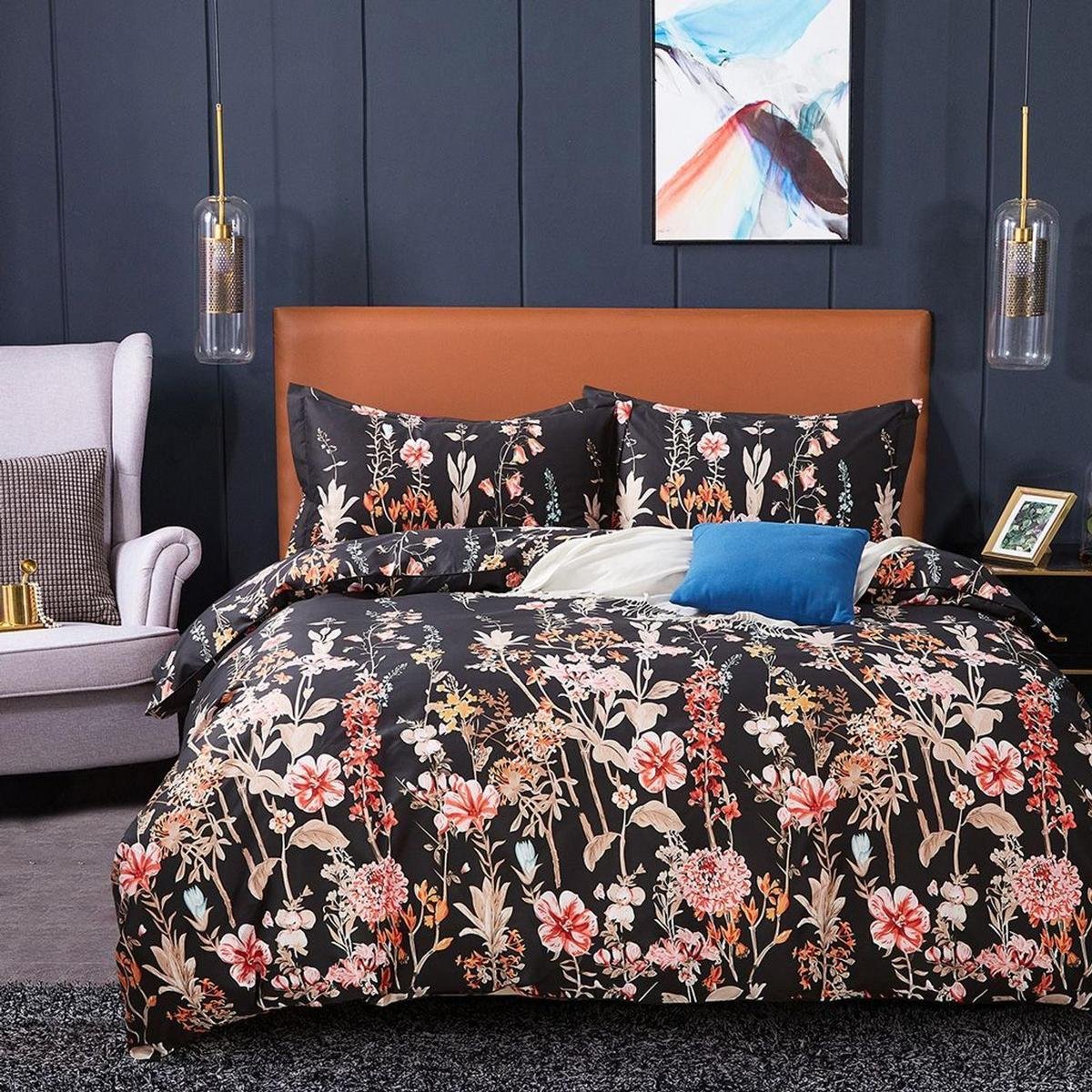 Fabric Fantastic Hayman Super King Size Quilt/doona/duvet Cover Set ...