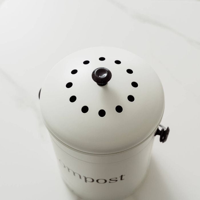 3.5L Kitchen Bench Compost Bin with 6 Replacement Activated Carbon ...