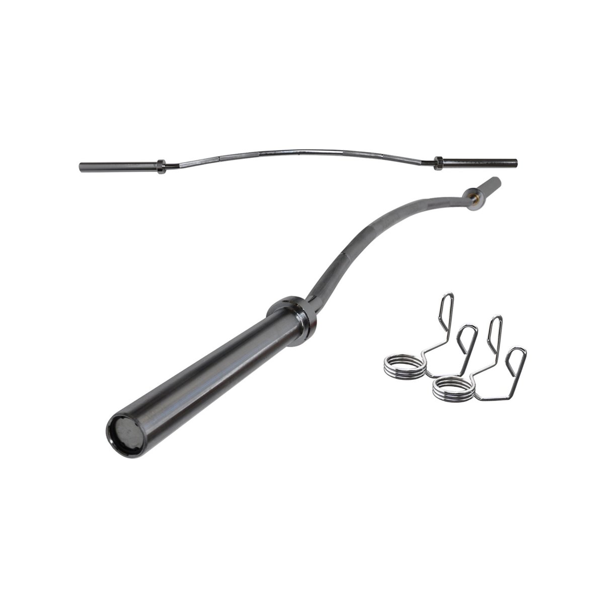 Olympic Bow Bar - Bent Squat Shrugs Barbell - 224cm - 20kg - Free ...