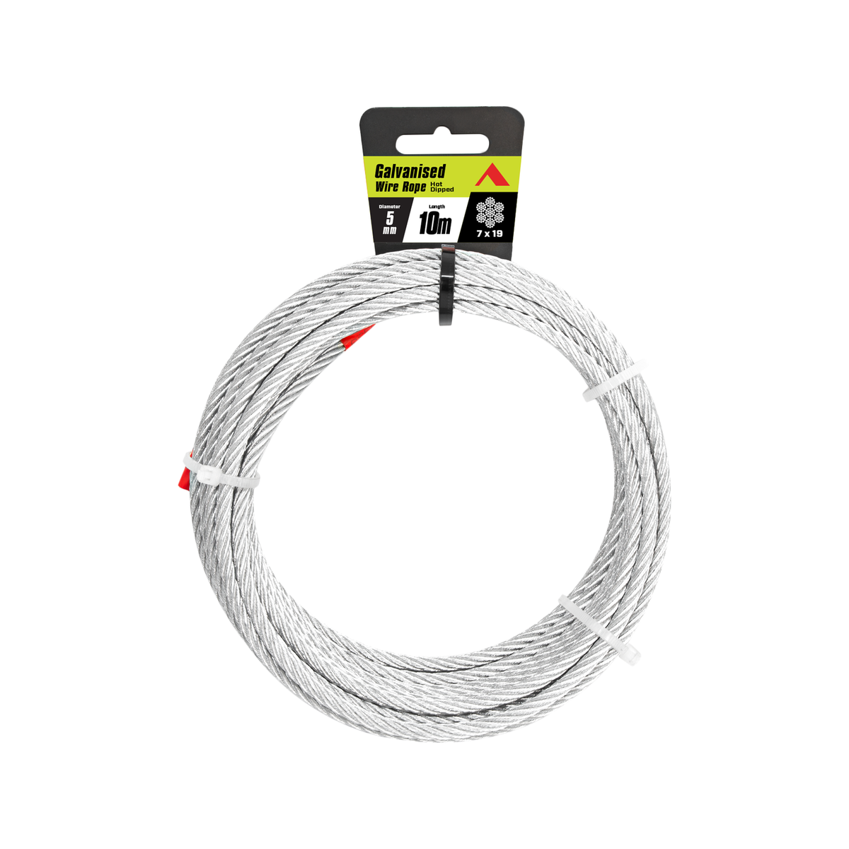 Pinnacle 5mm x 10m Galvanised Wire Rope - Bunnings Australia