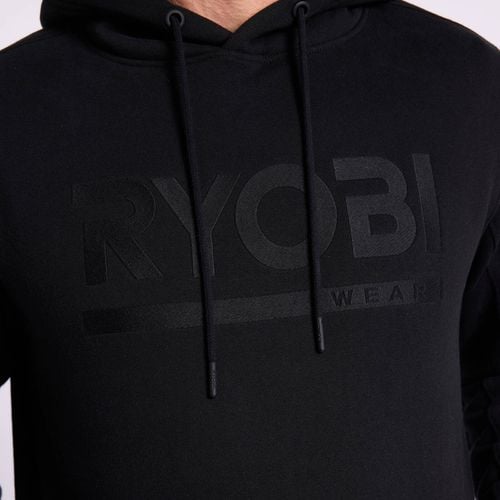 Ryobi Wear Black Graphic Logo Hoodie - XXL - Bunnings Australia