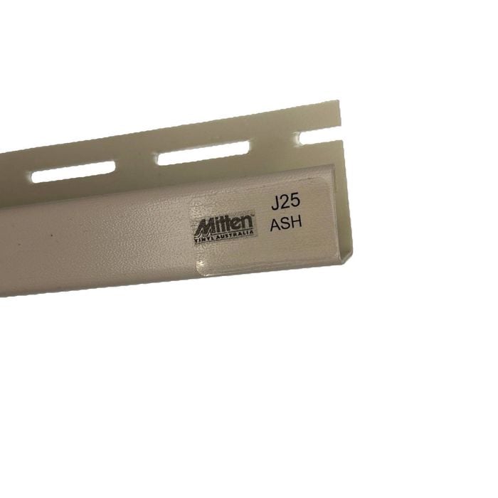 Mitten Vinyl Australia 3.66m Ash J25 Trim Vinyl Cladding - Bunnings Australia