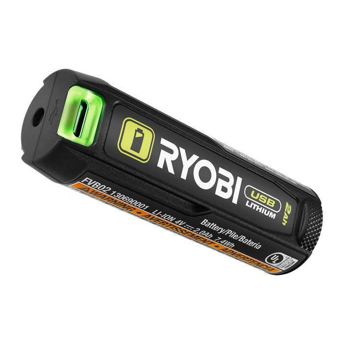 Ryobi USB Lithium 2Ah Battery/Power Bank Twin Pack - Bunnings New Zealand