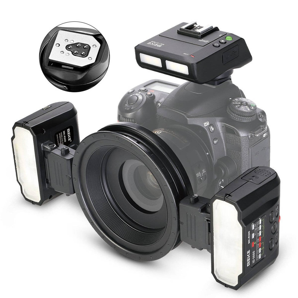 Meike MK-MT24IIN Twin Wireless Macro Flash Kit for Sony - Bunnings ...
