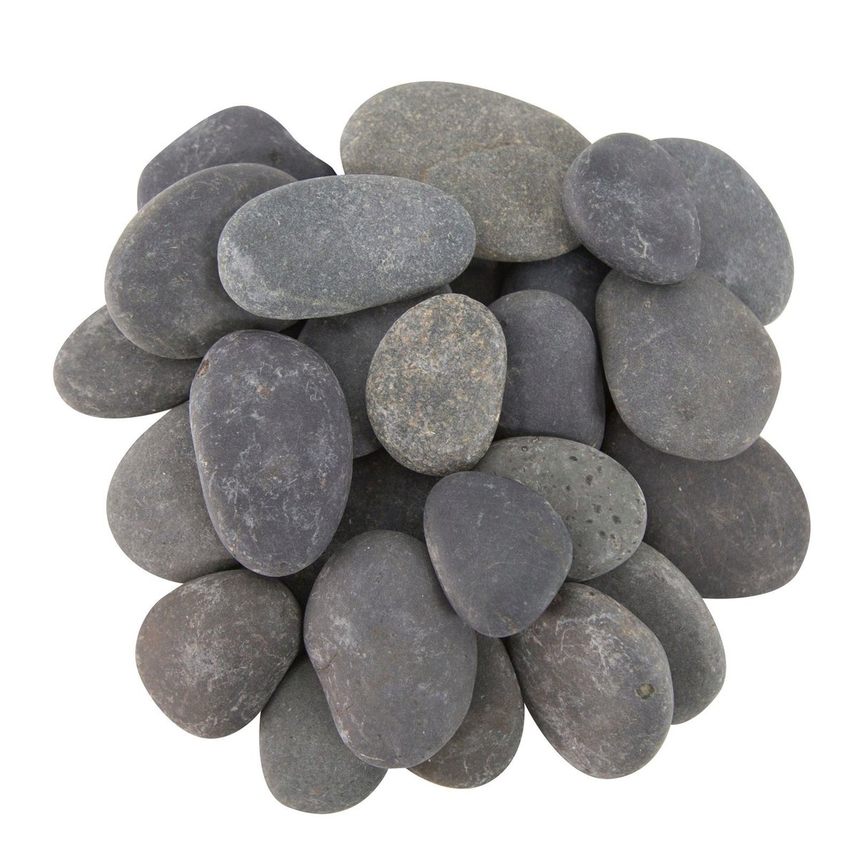 Tuscan Path 30 - 50mm 1.5kg Natural Stone Black Pebbles - Bunnings ...