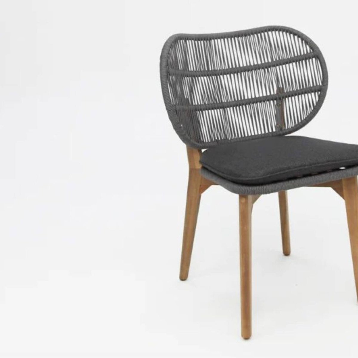 Morgan Dining Chair - Grey - Bunnings Australia