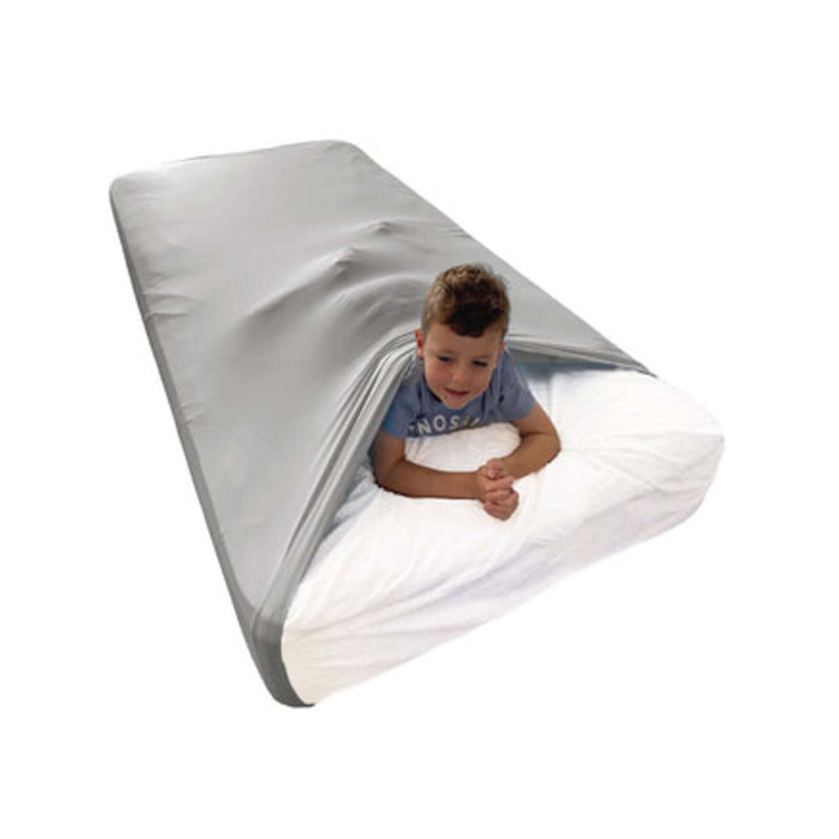 Compression Bed Sheet - Light Grey - Bunnings Australia