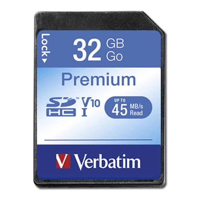 Verbatim Premium memory card 32 GB SDHC Class 10 [43963] - Bunnings ...