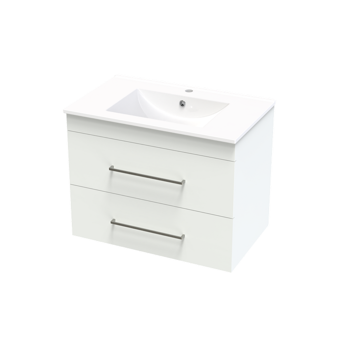 Clearlite Bathrooms 750mm Cashmere Valley Wall Hung Vanity - Bunnings ...