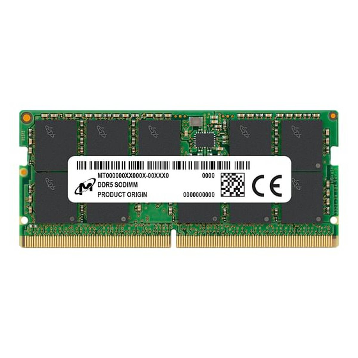 Micron 8GB DDR5-2800 SODIMM Memory - OEM [MTC4C10163S1SC56BD1 ...