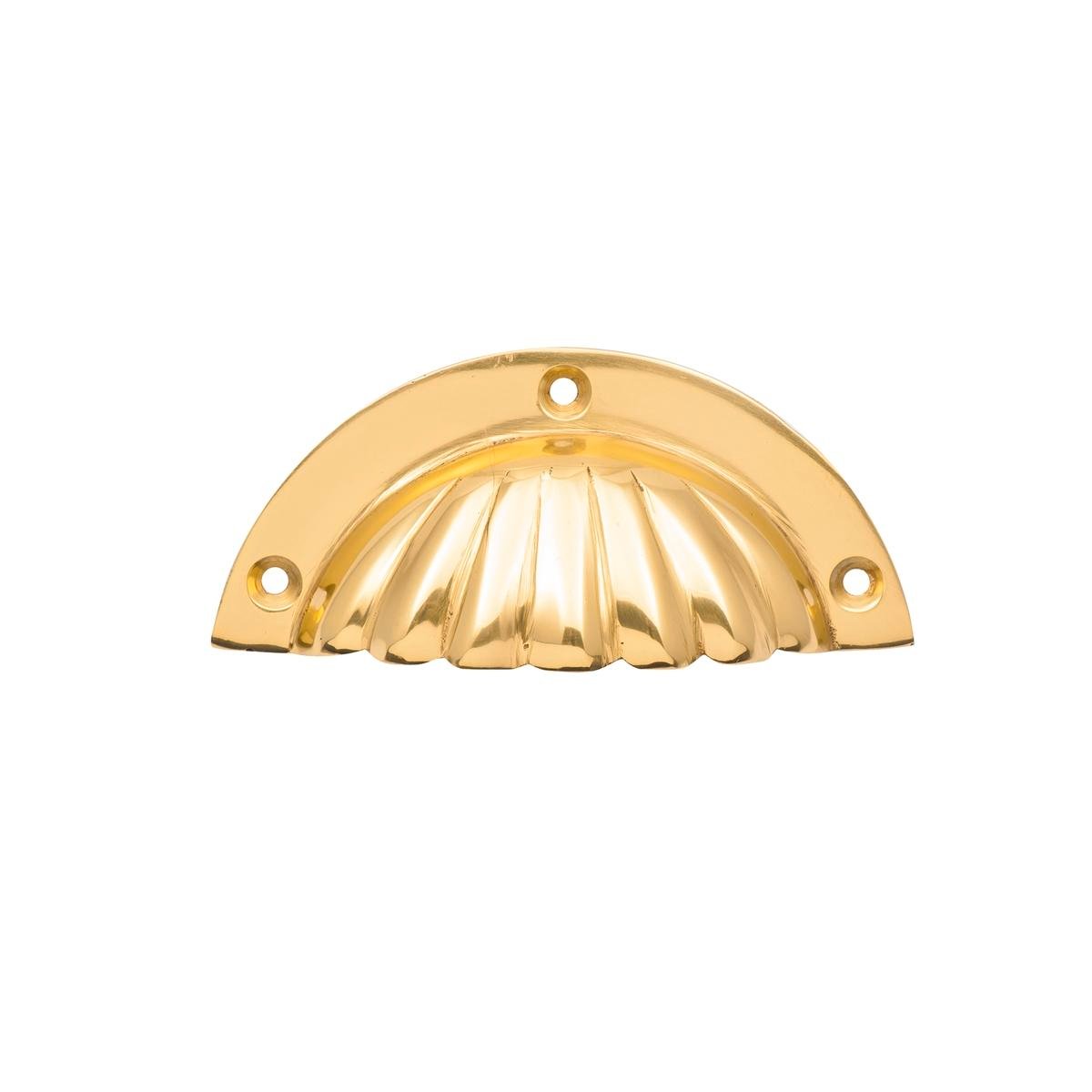 Prestige Brass Shell Cup Drawer Pull Handle - Bunnings Australia