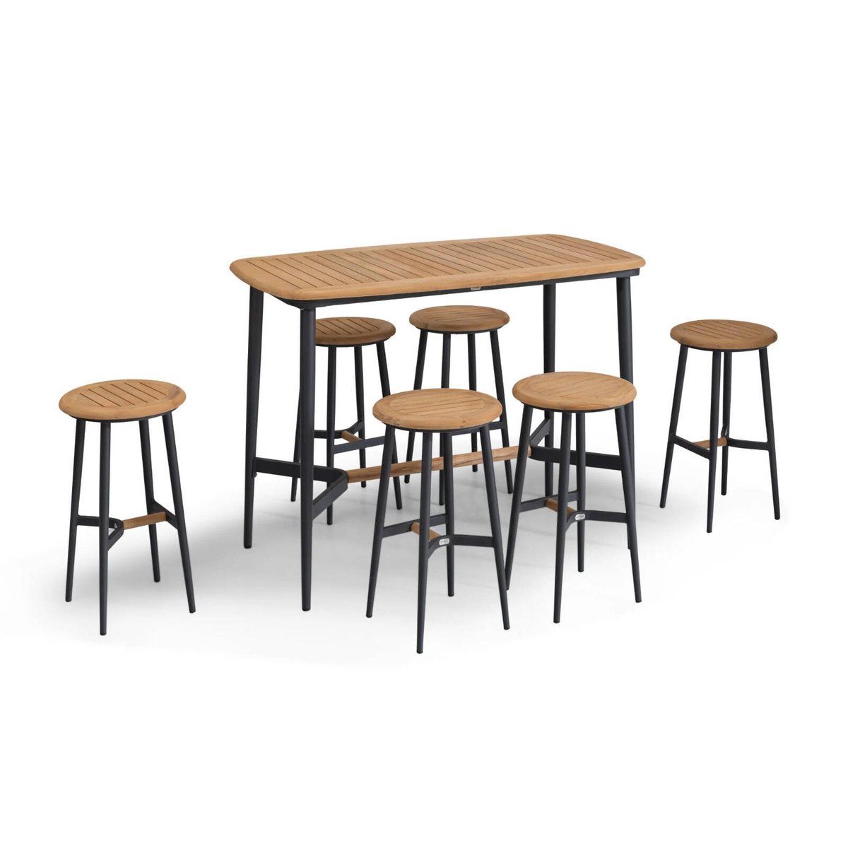 SIMPO Bella 7-Piece Outdoor Bar Setting - Bunnings Australia