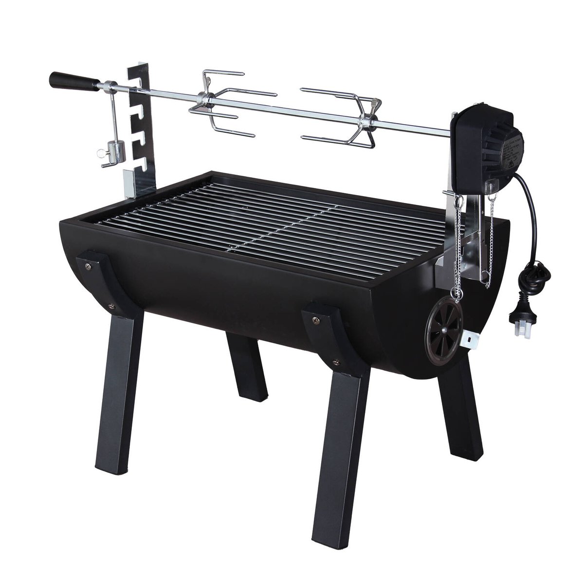 Jumbuck Rondo Electric Mini Charcoal Spit Roaster - Bunnings Australia