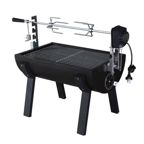 Jumbuck Rondo Electric Mini Charcoal Spit Roaster - Bunnings Australia