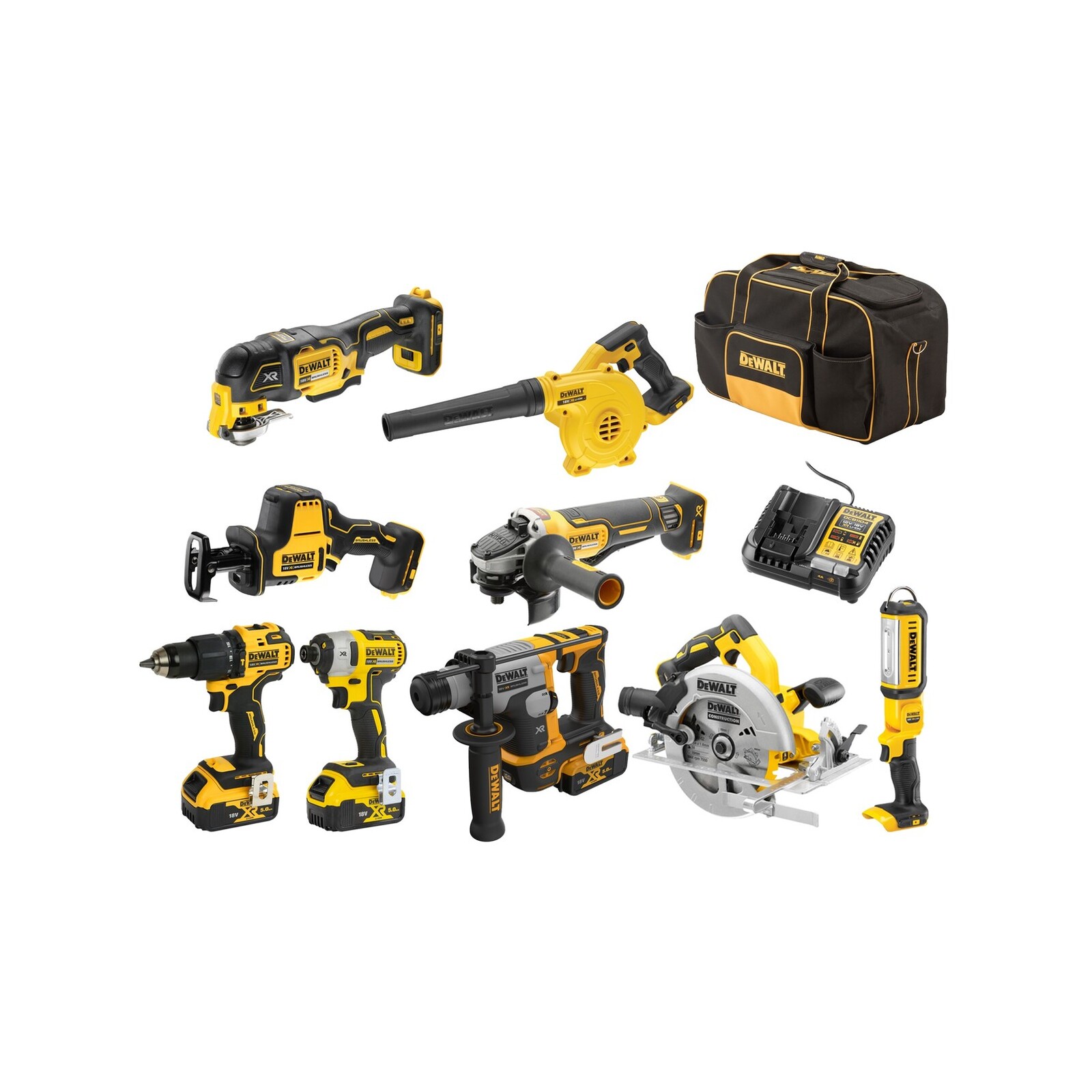 DeWALT 9 Piece 18V Combo Kit DCZ965P3 XE Bunnings New Zealand