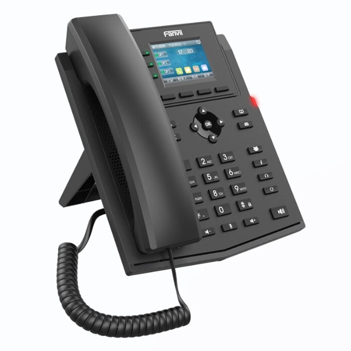 Fanvil X302-2 Wire IP Phone, 2.4-inch Color, RJ11 Interface and ...