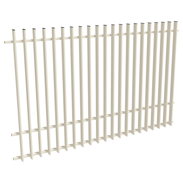 ProtectorAl 2400W x 1500H Surfmist Aluminium Radiator Pool Fence Panel ...