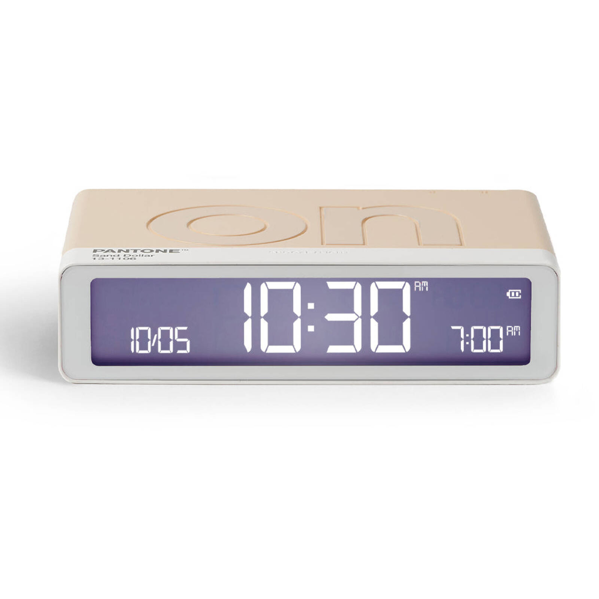 Lexon Flip Classic Reversible Alarm Clock PANTONE - Sand - Bunnings ...
