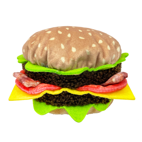 Baxter Bone Plush Hamburger Pet Toy - Bunnings Australia