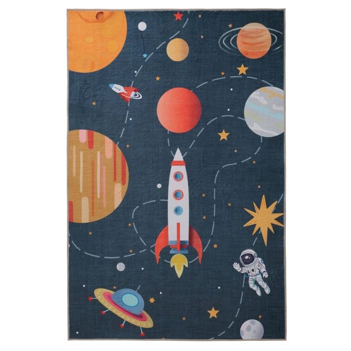 Kids Washable 100x150cm Astro Rug - Bunnings Australia