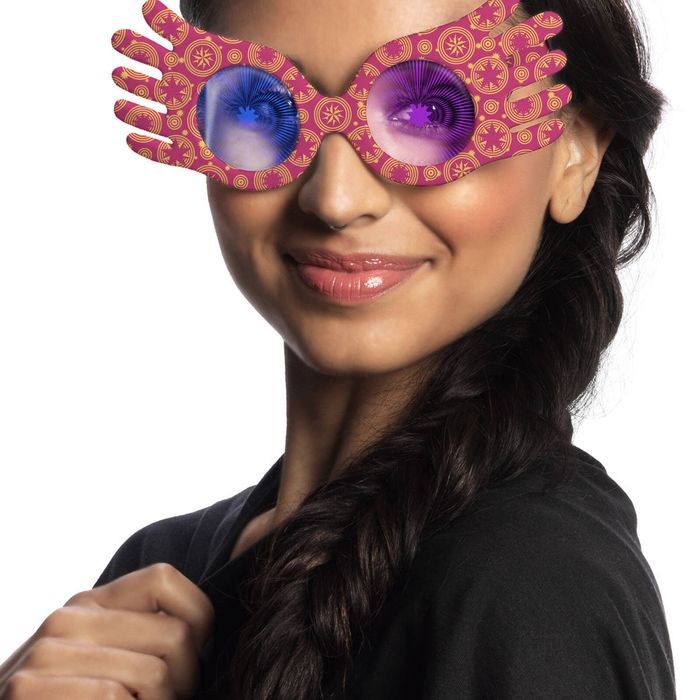 Harry Potter Luna Lovegood Spectrespecs Glasses - Pink, One-Size ...