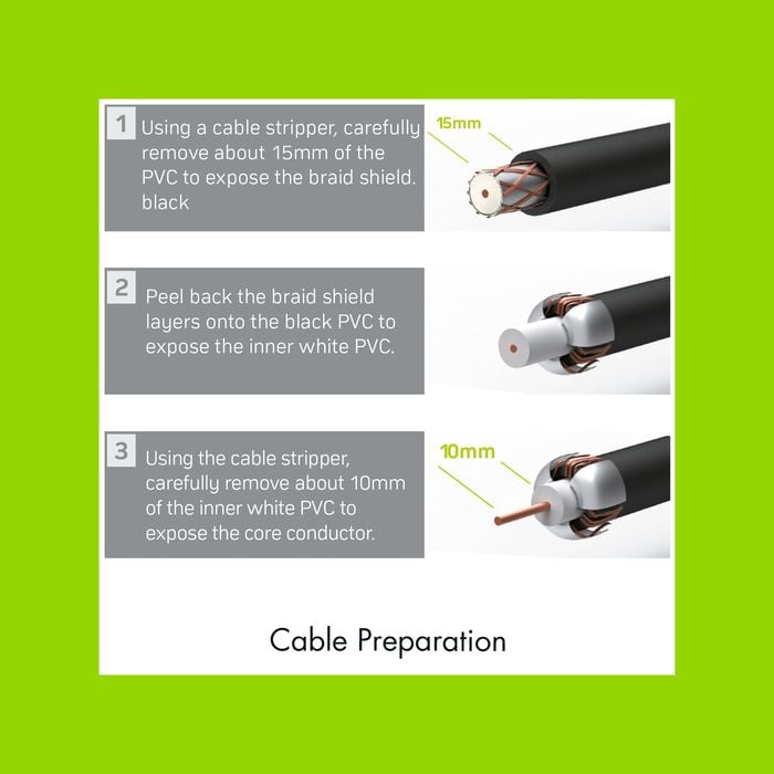 Coaxial cable crimper bunnings store