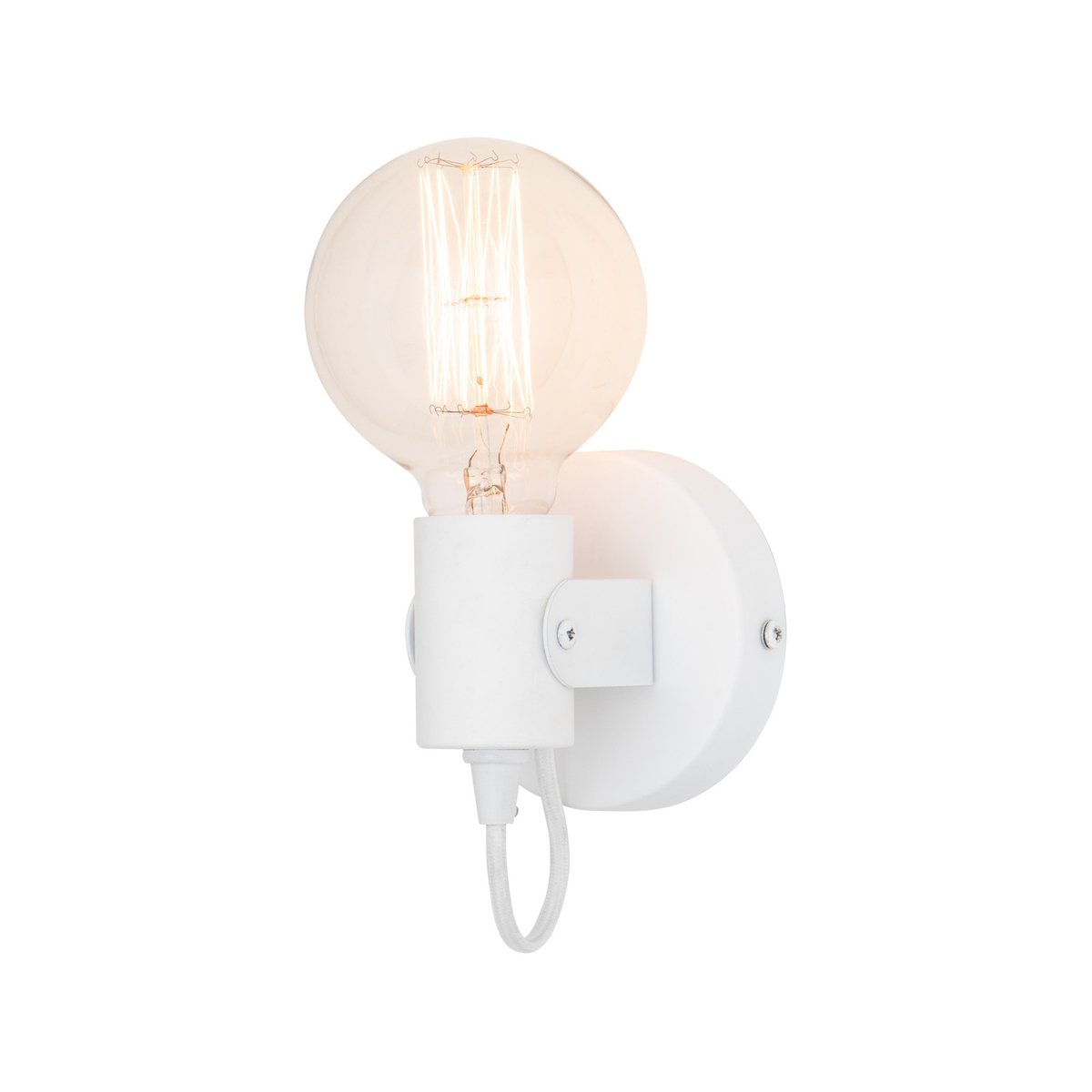Verve White Vanity Darcy Wall Lamp - Bunnings Australia