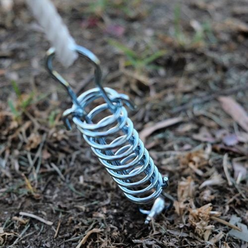 Polytuf 3m x 6mm Reflective Glow In The Dark Guy Rope with Spring - 2 ...