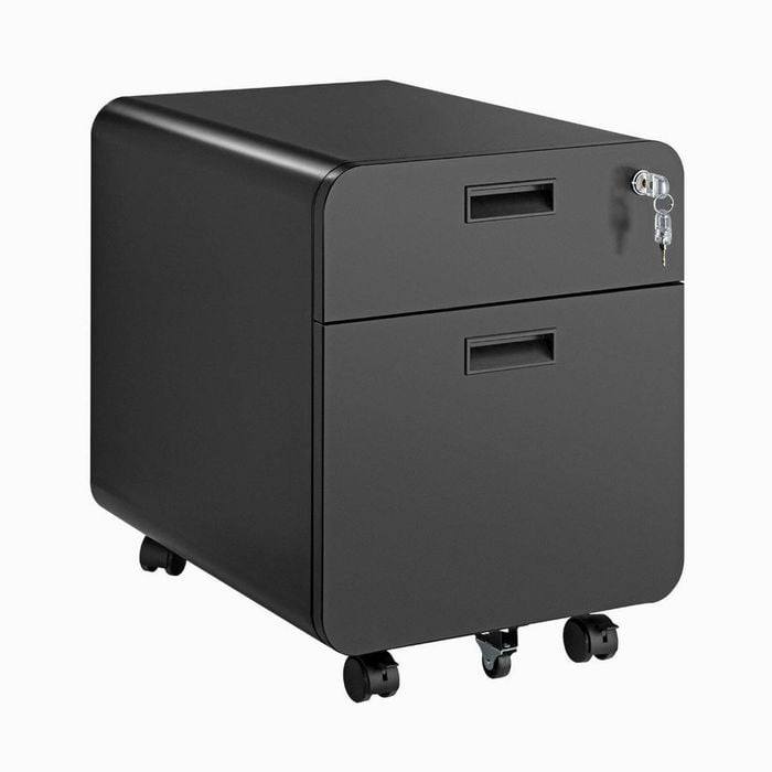 Desky 2 Drawer Mobile Filing Cabinet Bunnings Australia