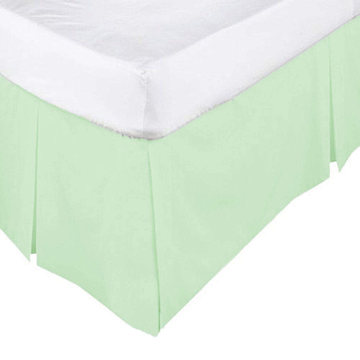 Bloomington Box Pleated Valance Apple Double - Bunnings Australia