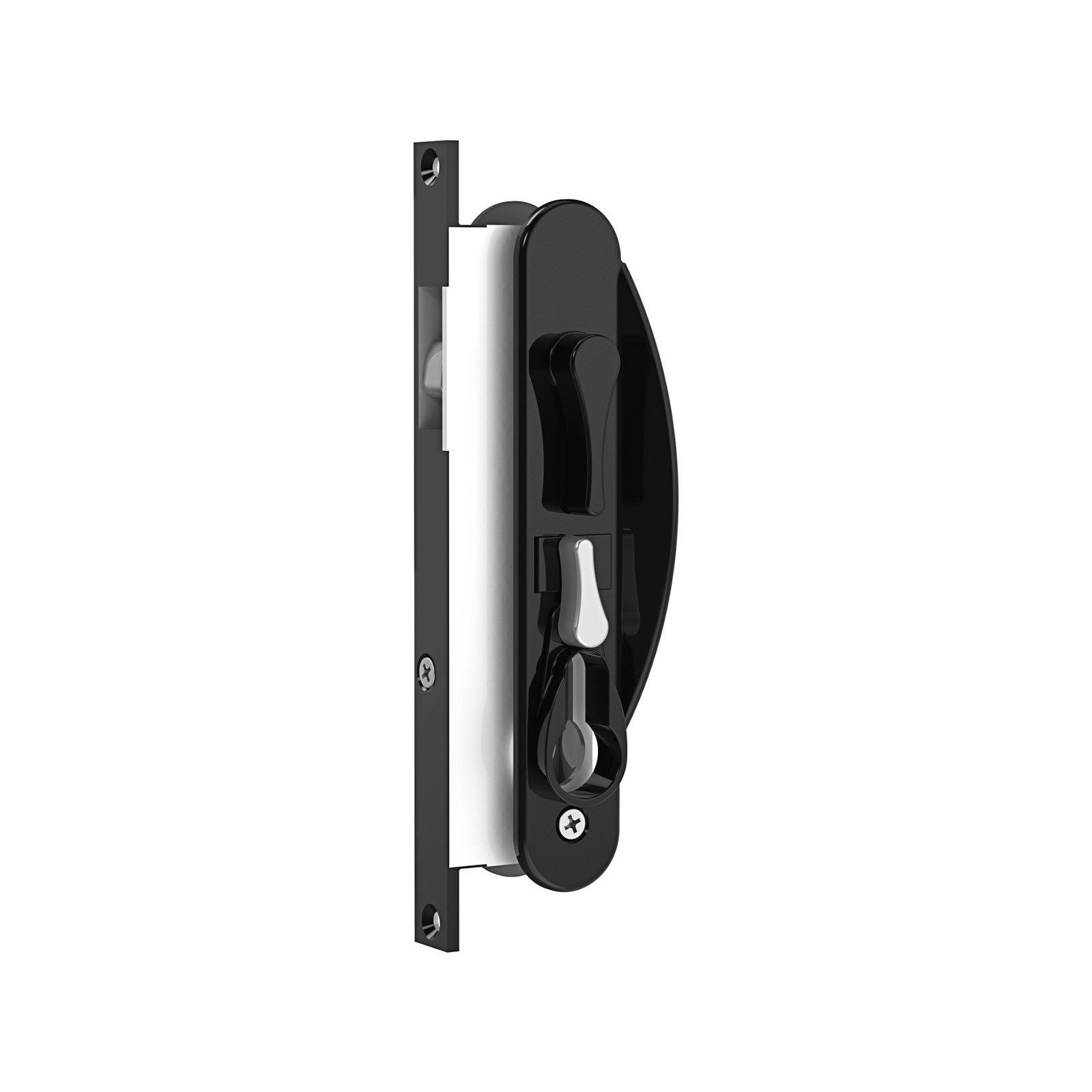Rolltrak Black Non Keyed Sliding Screen Door Lock Bunnings Australia