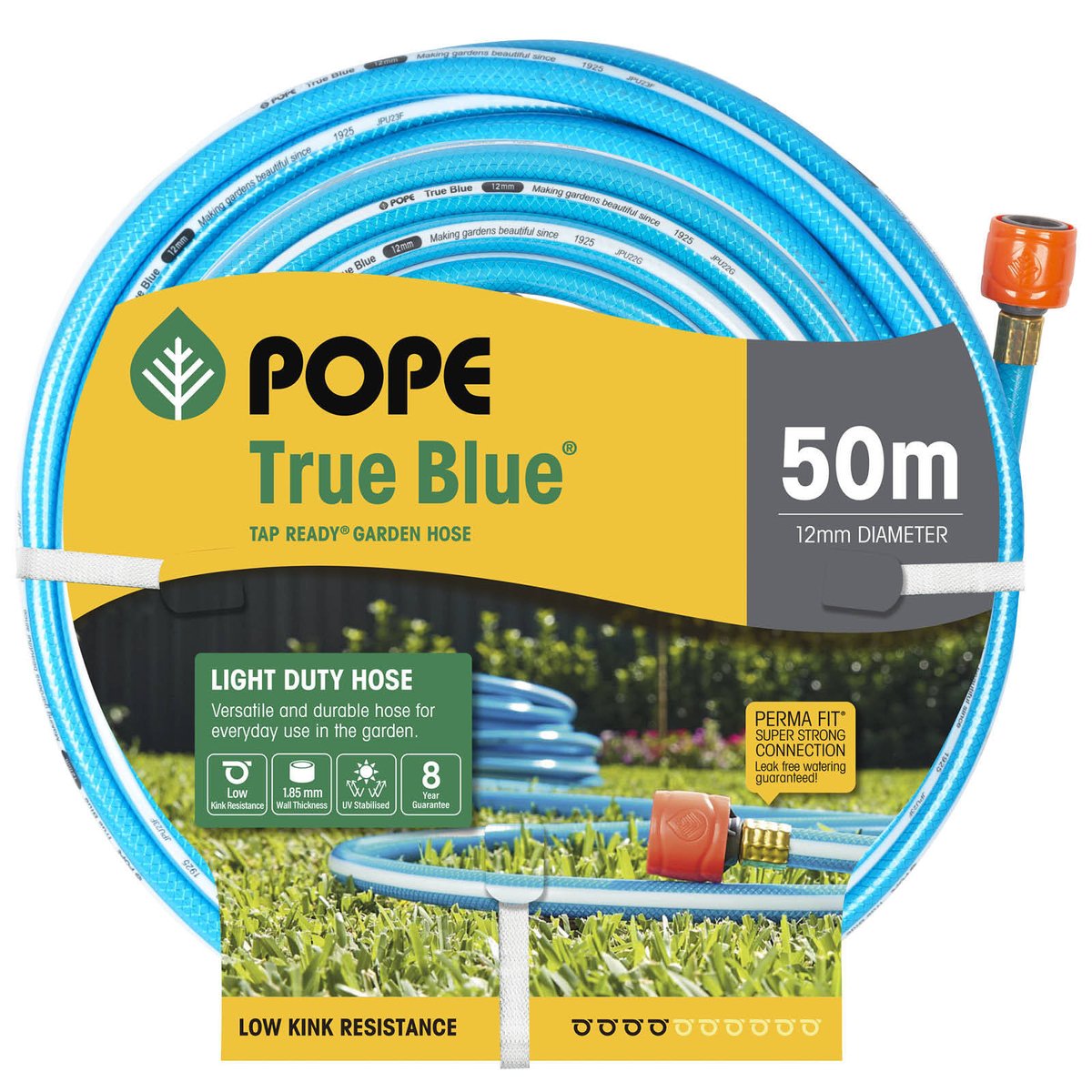 Pope 12mm x 50m True Blue® TR Garden - Bunnings New Zealand