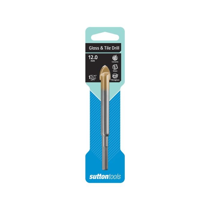 Sutton Tools 12.0mm Glass and Tile Drill Bit Bunnings Australia
