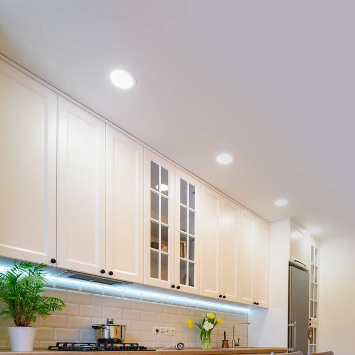 Arlec 9W Tri-Colour Dimmable LED Downlight with Plug Bases - 5 Pack ...