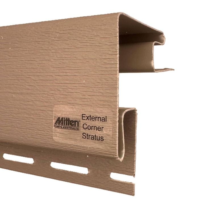 Mitten Vinyl Australia 3.66m Stratus External Corner - Bunnings Australia