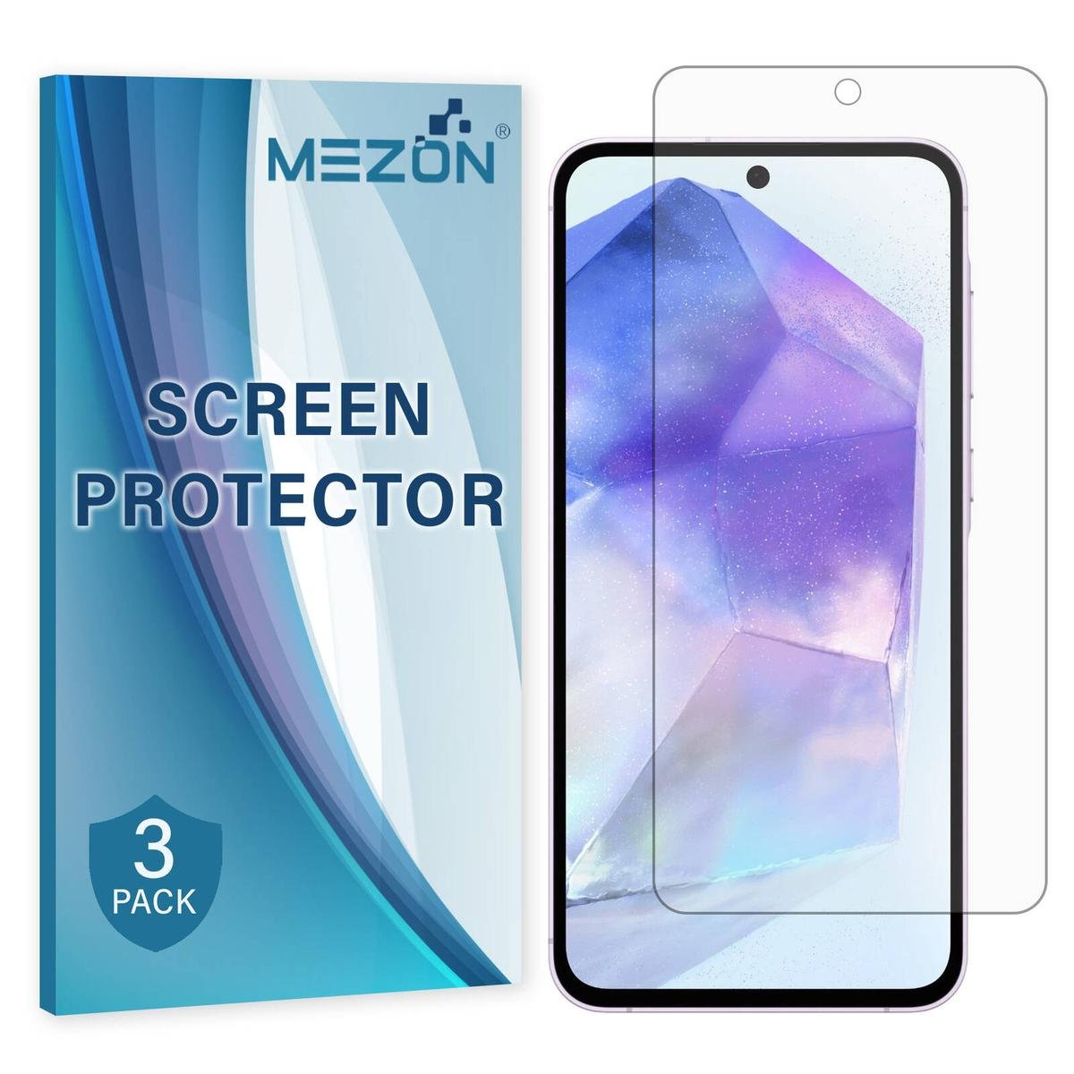 3 Pack MEZON Samsung Galaxy A35 5G Hydrogel Film Clear Screen ...
