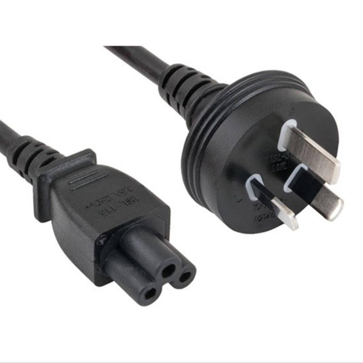 3 Pin Prong Mains Power Lead Cable Cord for PC Laptop Monitor Desktop ...
