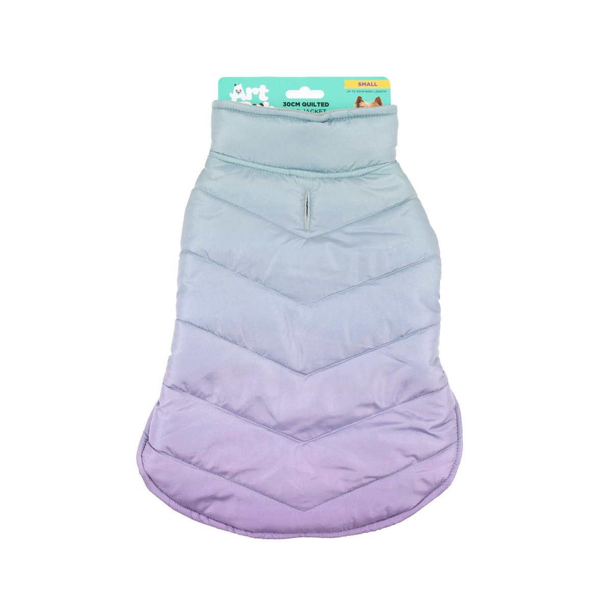 Art & Bob 30cm Lilac Ombre Small Quilted Dog Jacket - Bunnings Australia