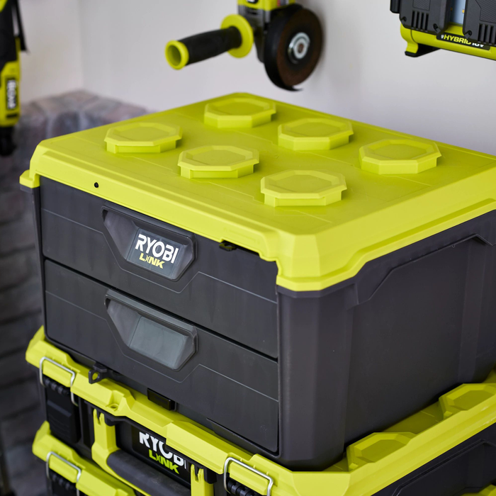 Ryobi LINK 2-Drawer Toolbox RLDR2 - Bunnings New Zealand