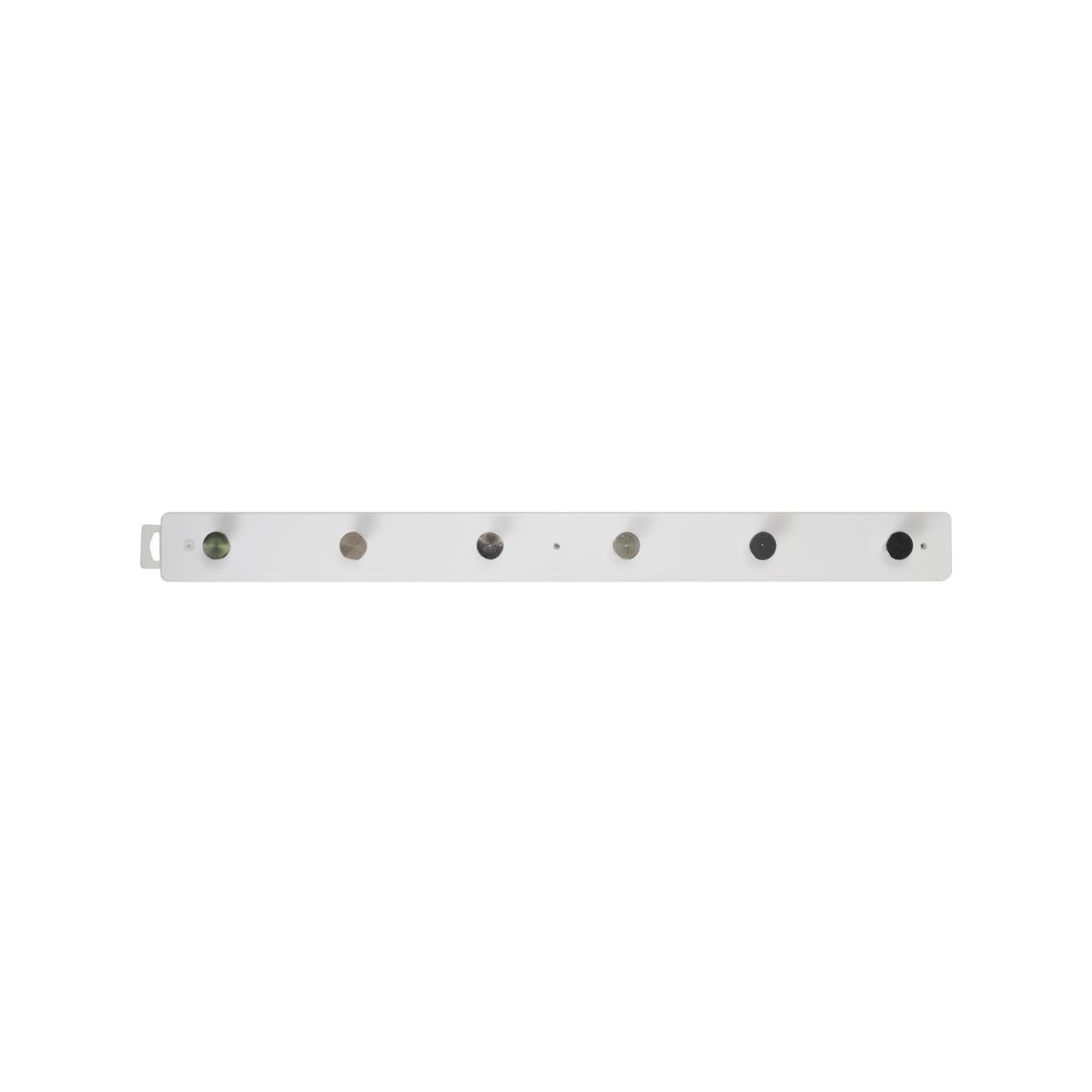 Adoored 6 Chrome Hooks On White Board Deco Hook Rack - Bunnings New Zealand